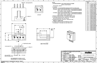 PCB Headers and Receptacles Part - 1719710104 | Molex