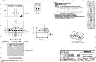 PCB Headers and Receptacles Part - 1719740004 | Molex