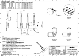Crimp Terminals Part - 1722537023 | Molex