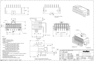 PCB Headers and Receptacles Part - 1723163204 | Molex