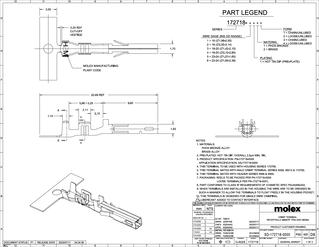Crimp Terminals Part - 1727184121 | Molex