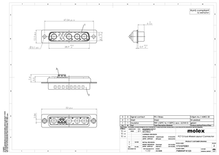 D-Sub Connectors Part - 1731070061 | Molex