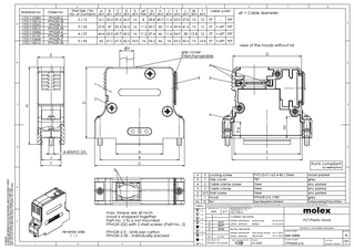 D-Sub Backshells Part - 1731110015 | Molex