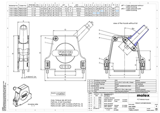 D-Sub Backshells Part - 1731110062 | Molex