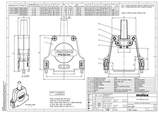 D-Sub Backshells Part - 1731110242 | Molex
