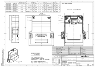 D-Sub Backshells Part - 1731110331 | Molex