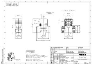 D-Sub Backshells Part - 1731110489 | Molex