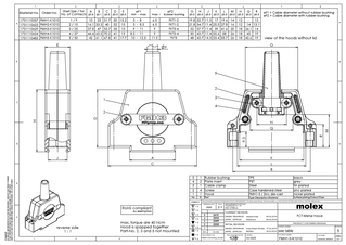 D-Sub Backshells Part - 1731110629 | Molex