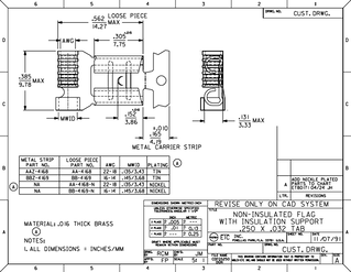 Quick Disconnects Part - 190090001 | Molex
