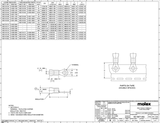 Ring and Spade Terminals Part - 190710149 | Molex