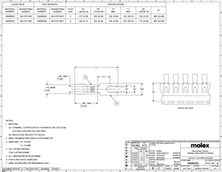 Ring and Spade Terminals Part - 190990028 | Molex