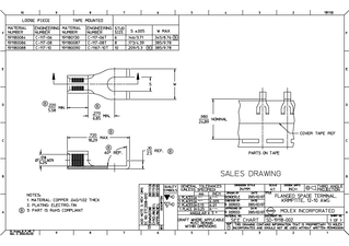 Ring and Spade Terminals Part - 191180088 | Molex