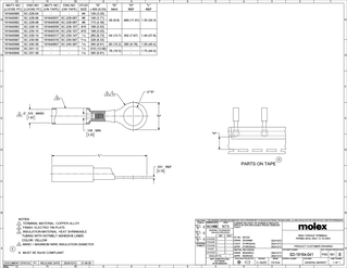Ring and Spade Terminals Part - 191640318 | Molex