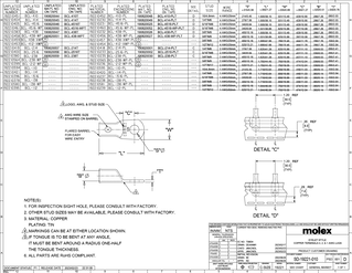 Ring and Spade Terminals Part - 192210238 | Molex