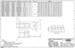 Ring and Spade Terminals Part - 193240012 | Molex