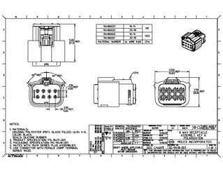 Connector Housings Part - 194180001 | Molex