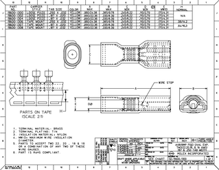 Quick Disconnects Part - 196001306 | Molex