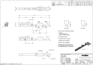 Crimp Terminals Part - 2000963101 | Molex