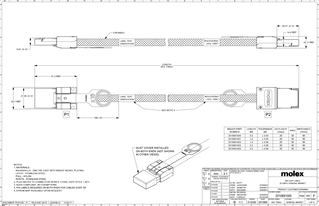 High-Speed I/O Cable Assemblies Part - 2010691001 | Molex