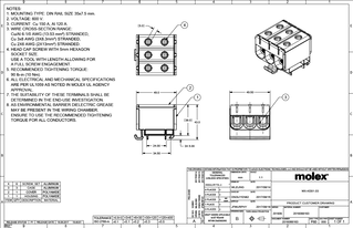 Terminal Blocks and Barrier Strip Part - 2016066163 | Molex