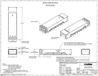 High-Speed EMI Cages Part - 2020721202 | Molex