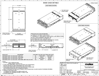 High-Speed EMI Cages Part - 2020739000 | Molex