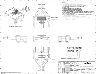 Connector Accessories Part - 2047230002 | Molex