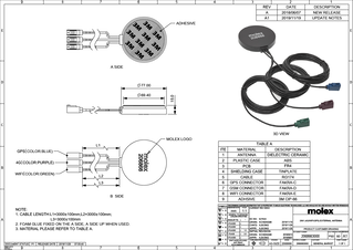 Antennas Part - 2068663000 | Molex