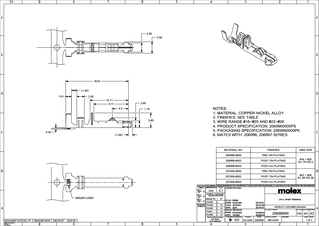 Crimp Terminals Part - 2070008000 | Molex