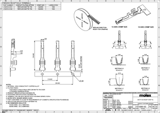 Crimp Terminals Part - 2125153102 | Molex