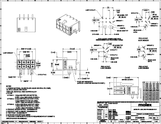 PCB Headers and Receptacles Part - 2125280800 | Molex