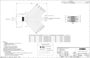 Power and Signal Cable Assemblies Part - 2158600011 | Molex
