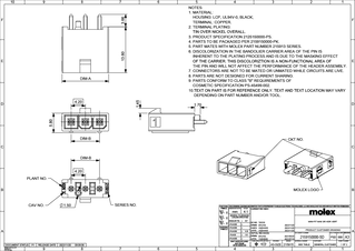 PCB Headers and Receptacles Part - 2159151002 | Molex