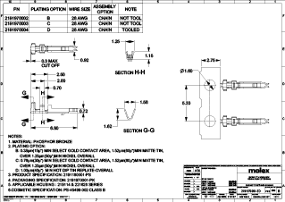 Crimp Terminals Part - 2191970004 | Molex