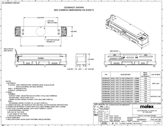 High-Speed I/O Connectors Part - 2203854021 | Molex