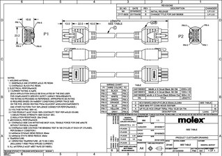 Power and Signal Cable Assemblies Part - 2451350820 | Molex