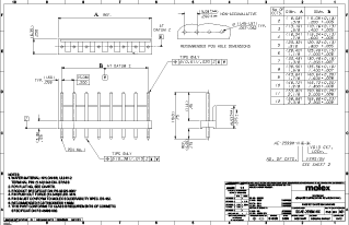 PCB Headers and Receptacles Part - 38007483 | Molex