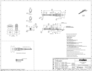 Crimp Terminals Part - 330000001 | Molex