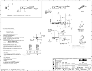 Crimp Terminals Part - 330123004 | Molex