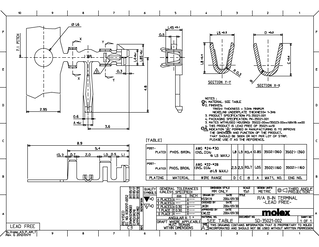 Crimp Terminals Part - 350211160 | Molex