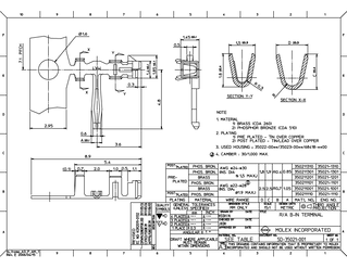 Crimp Terminals Part - 350211301 | Molex