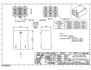 Connector Housings Part - 351500609 | Molex