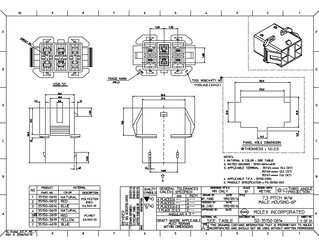 Connector Housings Part - 351500610 | Molex