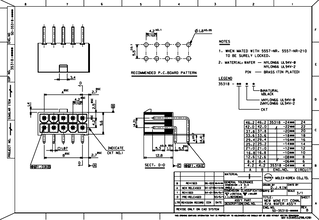 PCB Headers and Receptacles Part - 353180820 | Molex