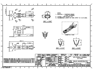 Crimp Terminals Part - 357460410 | Molex