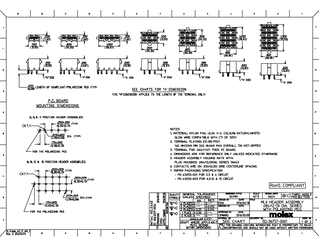PCB Headers and Receptacles Part - 367570061 | Molex
