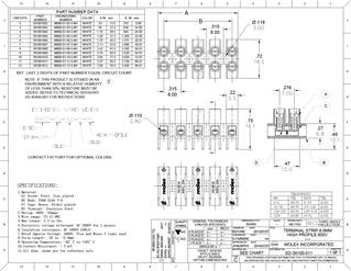 Terminal Blocks and Barrier Strip Part - 391001808 | Molex