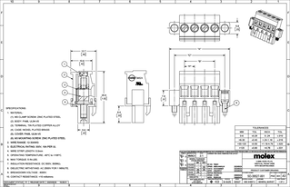 Terminal Blocks and Barrier Strip Part - 395273405 | Molex
