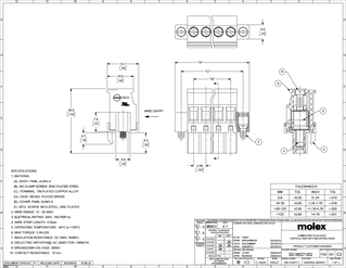 Terminal Blocks and Barrier Strip Part - 395277818 | Molex