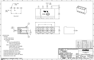 Terminal Blocks and Barrier Strip Part - 395316504 | Molex